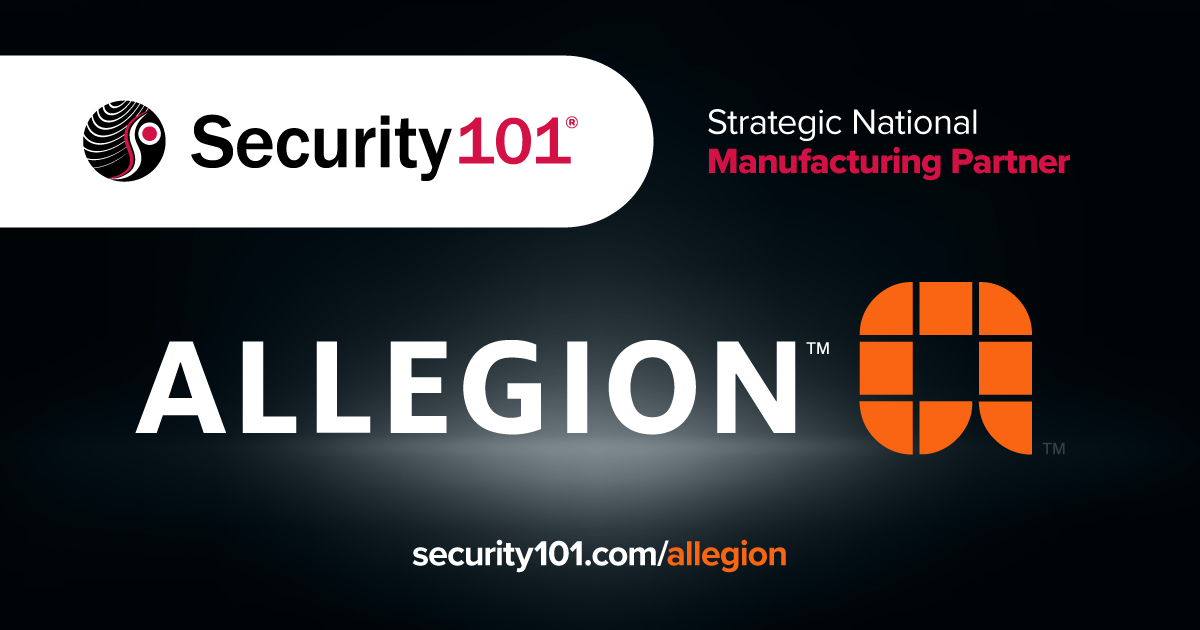 Allegion — National strategic partners with Security 101®