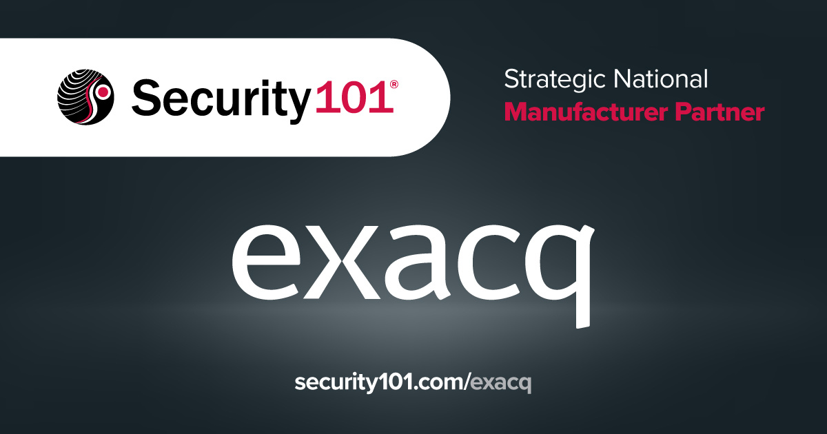 Exacq — National strategic partners with Security 101®