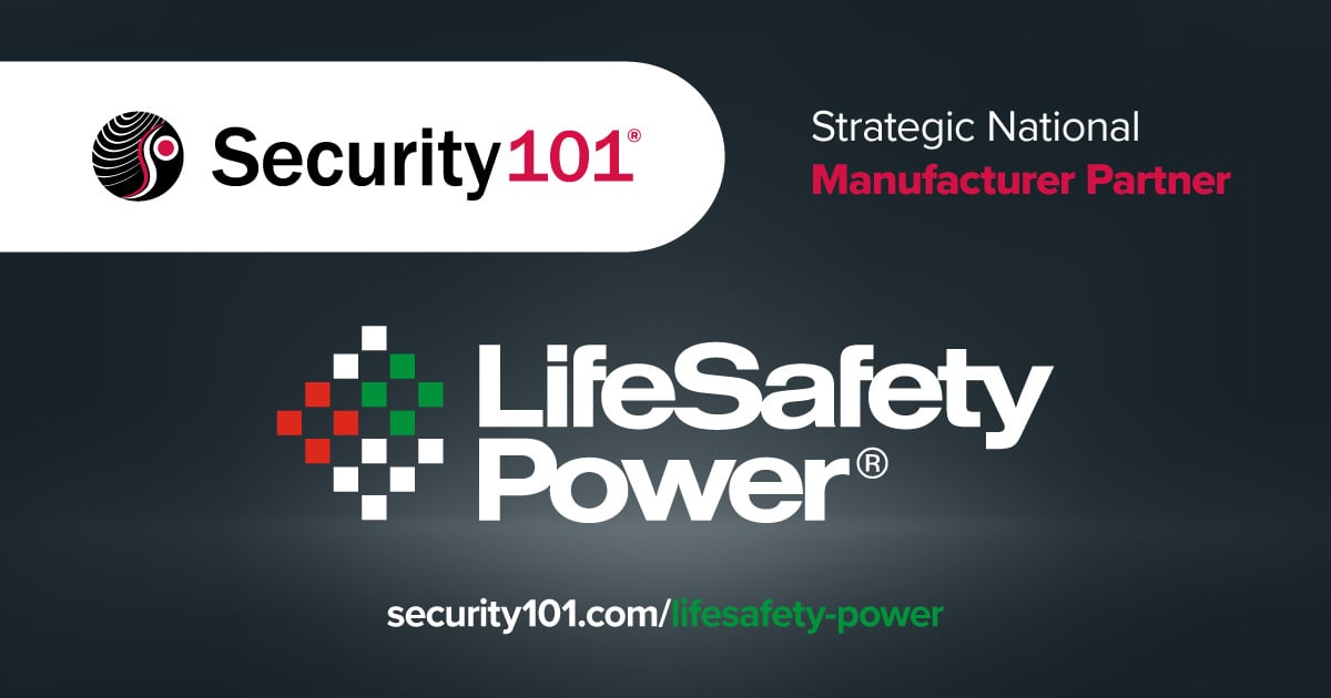 LifeSafety Power — National strategic partners with Security 101®