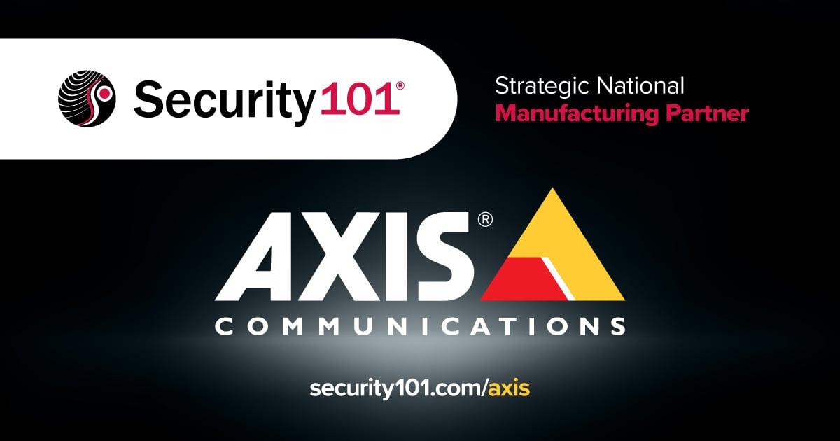 Axis Communications, Inc. — National strategic partners with Security 101®