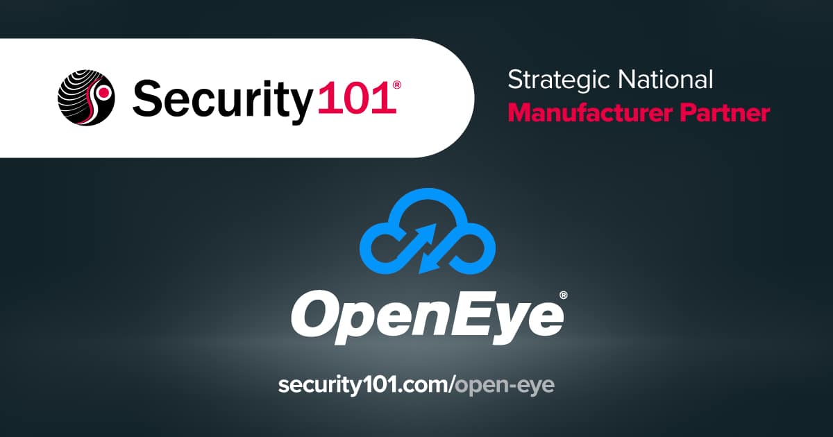 OpenEye - Security 101® National Strategic Partner